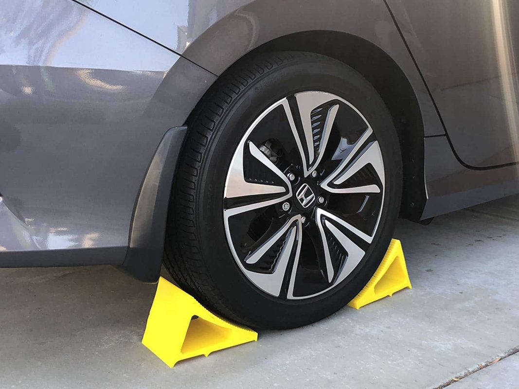 Wheel Chocks - Medium Duty - Polyurethane for Trucking, RVs, Trailers ...